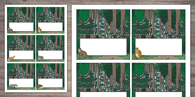 Woodland Place Names | Twinkl Party (teacher made) - Twinkl