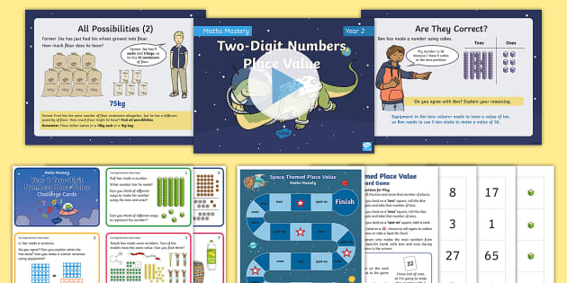 Year 2 Two-Digit Numbers Place Value Bumper Pack