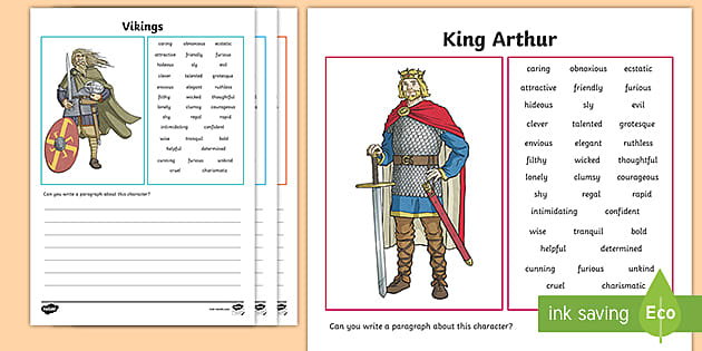 KS2 Historical Figures Description Writing Frames