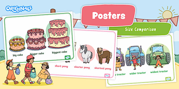 Size Comparison Posters