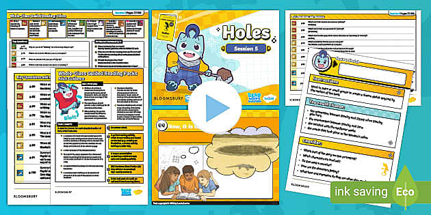 FREE! - Holes Whole-Class Guided Reading Pack 5 [UKS2]