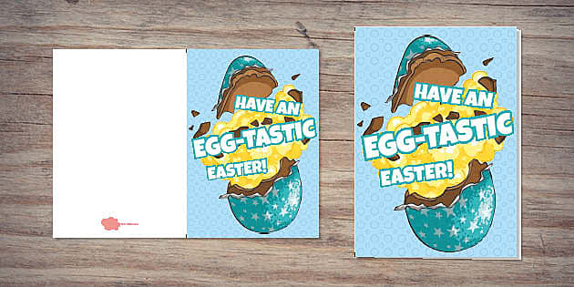Egg-tastic Easter Card | Twinkl Party (teacher made)