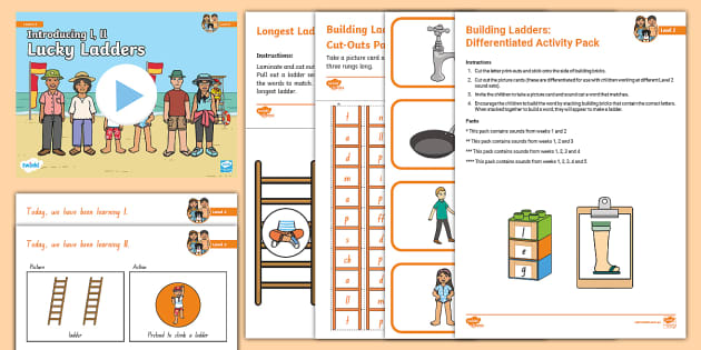 'l, ll' Lesson Pack - Level 2 Week 5 Lesson 4 (teacher made)