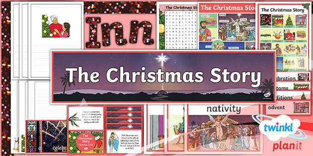 Jesus Christmas Story | Christmas Story Pictures - Twinkl
