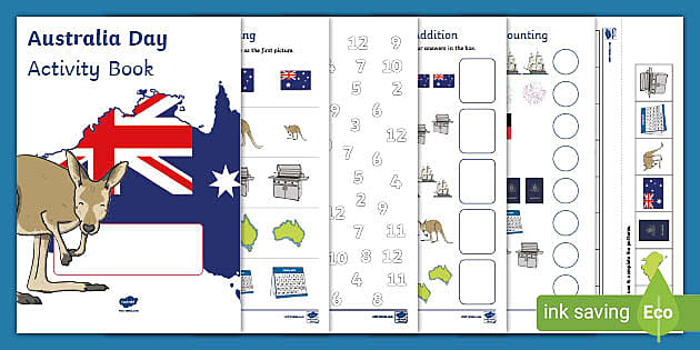 Australia Day Maths Activity Booklet - F-2 (teacher made)