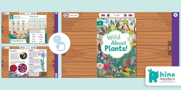FREE! - Non-Fiction Level 6 Book: Wild About Plants! | Rhino Readers