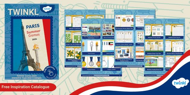 FREE! - Summer Games 2024 Interactive Catalogue - Twinkl