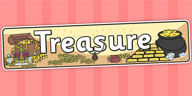 Treasure Display Banner (teacher made)