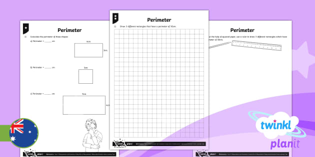 Year 5 Using Units of Measurement: Measuring Perimeter Home Learning Tasks