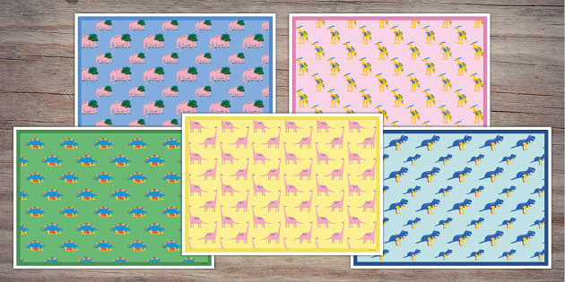 Cute Dinosaur Placemats | Twinkl Party (teacher made)