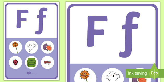 Poster : Graphie du son [F] (Teacher-Made) - Twinkl