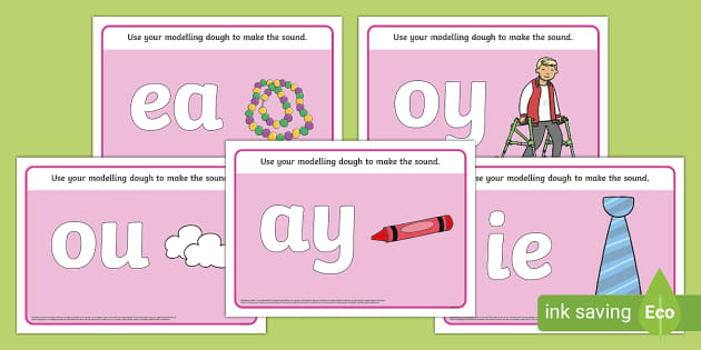 Phase 5 Modelling Dough Mats | Twinkl (teacher made)