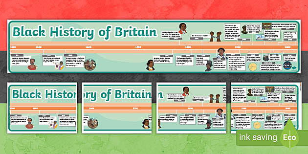 KS1 Black History Timeline UK