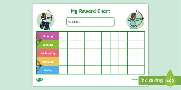 Archery-Themed Reward Chart (teacher made) - Twinkl