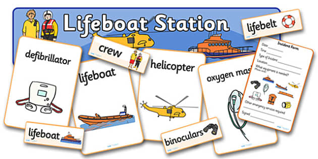Lifeboat Station Role Play Pack - Life boat Role Play, life boat resources