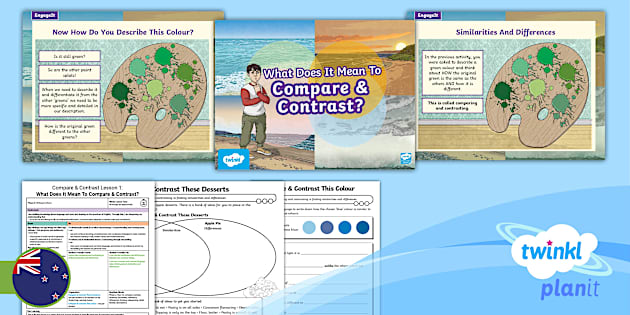 Phase 2 Writing to Inform Compare and Contrast Lesson 1: What Does It Mean?