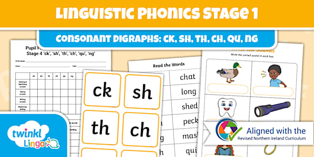 Phonics Stage 4 Assessment Pack (Digraphs: ck/sh/th/ch/qu/ng)
