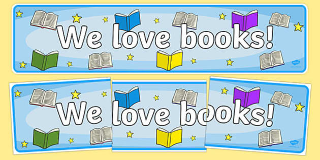 We Love Books Storytelling Week Display Banner - display