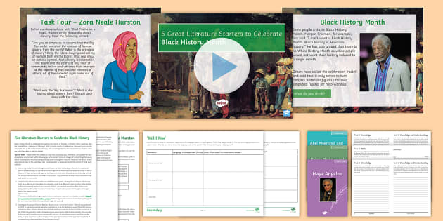 Literary Starters to Support Teaching on Black History Month