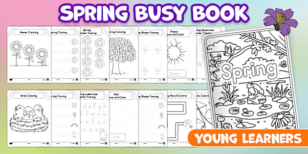 Spring Busy Book (teacher made) - Twinkl