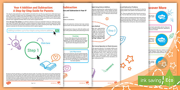 👉 Year 4 Addition and Subtraction: Parents Step-by-Step Guide