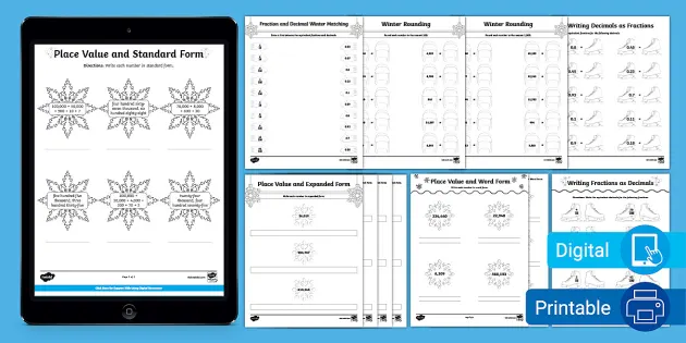 Standard Form Math 4th Grade