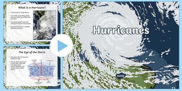 FREE! - Hurricanes PowerPoint - Hurricanes, hurricane safety, storms