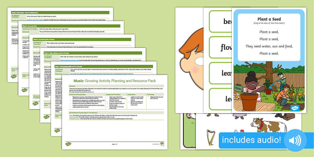 Kindergarten Growing Music Activity: Planning and Resource Pack