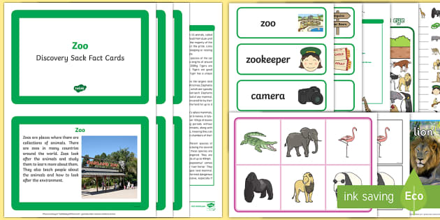 Zoo Discovery Sack (teacher made) - Twinkl