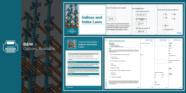 👉 Indices and Index Laws Resource Pack | AS Maths | Beyond
