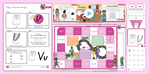 Twinkl Phonics 'v' Lesson Pack - Level 3 Week 1 Lesson 2