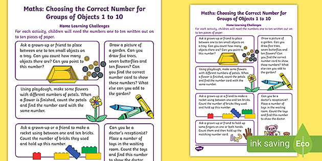 👉 EYFS Maths: Choosing the Correct Number for Groups of Objects 1 to 10 ...