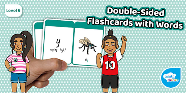 Level 6: Double-Sided Flashcards with Words