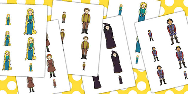 Rapunzel Size Ordering (teacher made) - Twinkl