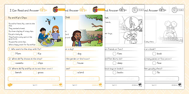 Grade 2 Phonics Term 1 - ch- Reading Comprehension (CAPS Aligned)