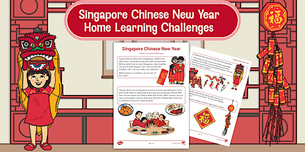 Singapore Chinese New Year Home Learning Challenges