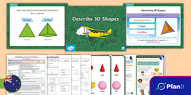 Phase 1 Space: 3D Shapes (Describe 3D Shapes) Lesson 4