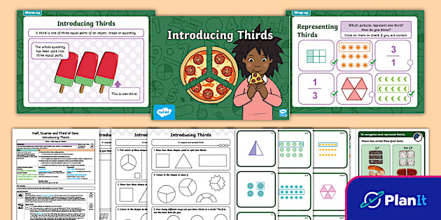 Phase 1 Number: Half, Quarter and Third (Introducing Thirds)
