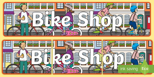 Bike Shop Display Banner
