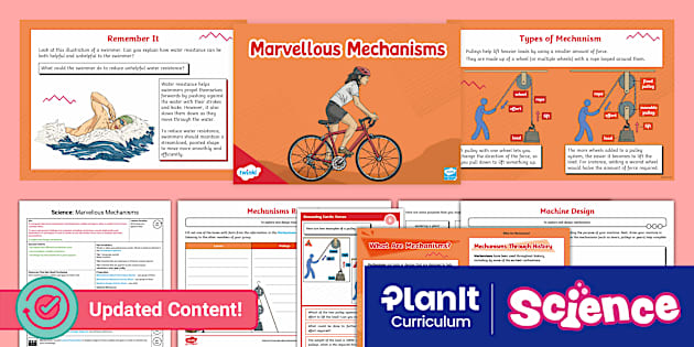 Science: Forces: Marvellous Mechanisms Year 5 Lesson 6
