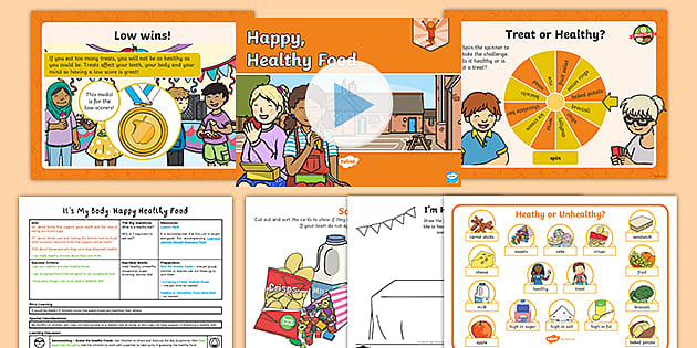 PSHE and Citizenship | KS1 Happy, Healthy Food Lesson Pack