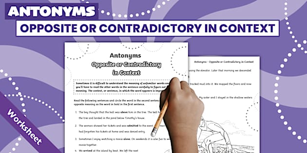 IP-Eng-Antonyms: Opposite or Contradictory in Context (CAPS)