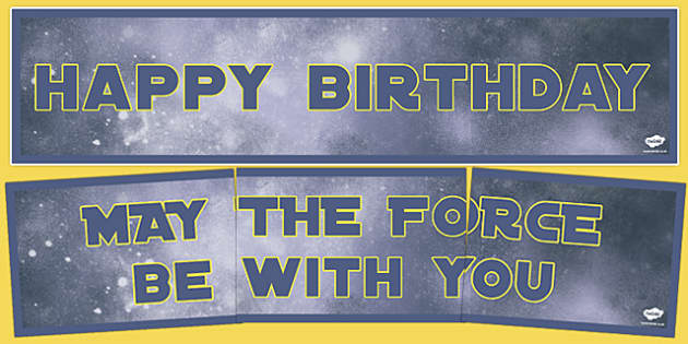 Space Wars Party Wall Banners (teacher made) - Twinkl