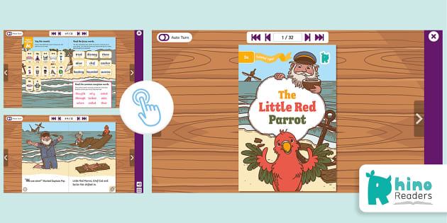 Level 5a Reading Scheme Book: The Little Red Parrot - Twinkl