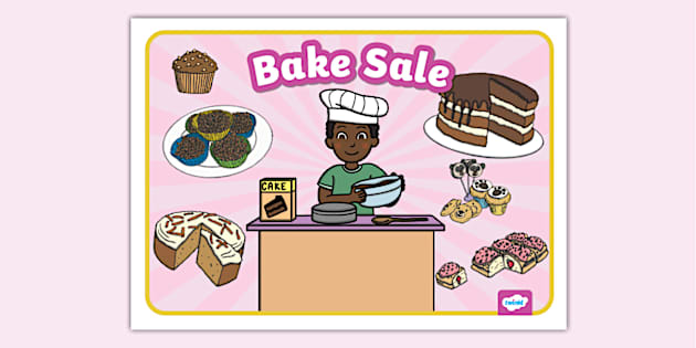 Bake Sale Display Poster Hecho Por Educadores Twinkl