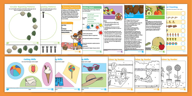 Nursery Activities for 3-5 Year Olds | Summer Resource Pack