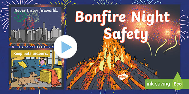 Bonfire Night Safety PowerPoint - Primary Resources