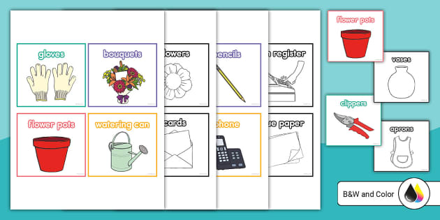 Flower Shop Dramatic Play Labels (teacher made) - Twinkl