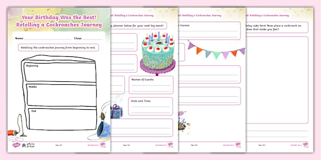 Your Birthday was the Best! Retelling a Cockroaches Journey