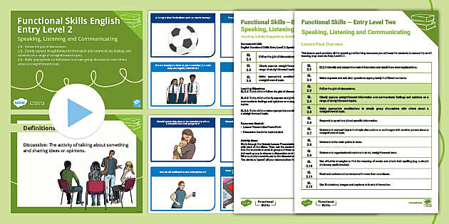 English Functional Skills: EL2 Pack 2 (EL2.4 -2.6)